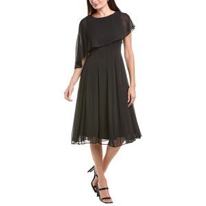 Maison Tara | Dresses | Maison Tara Womens Chiffon Maxi Dress Black ...